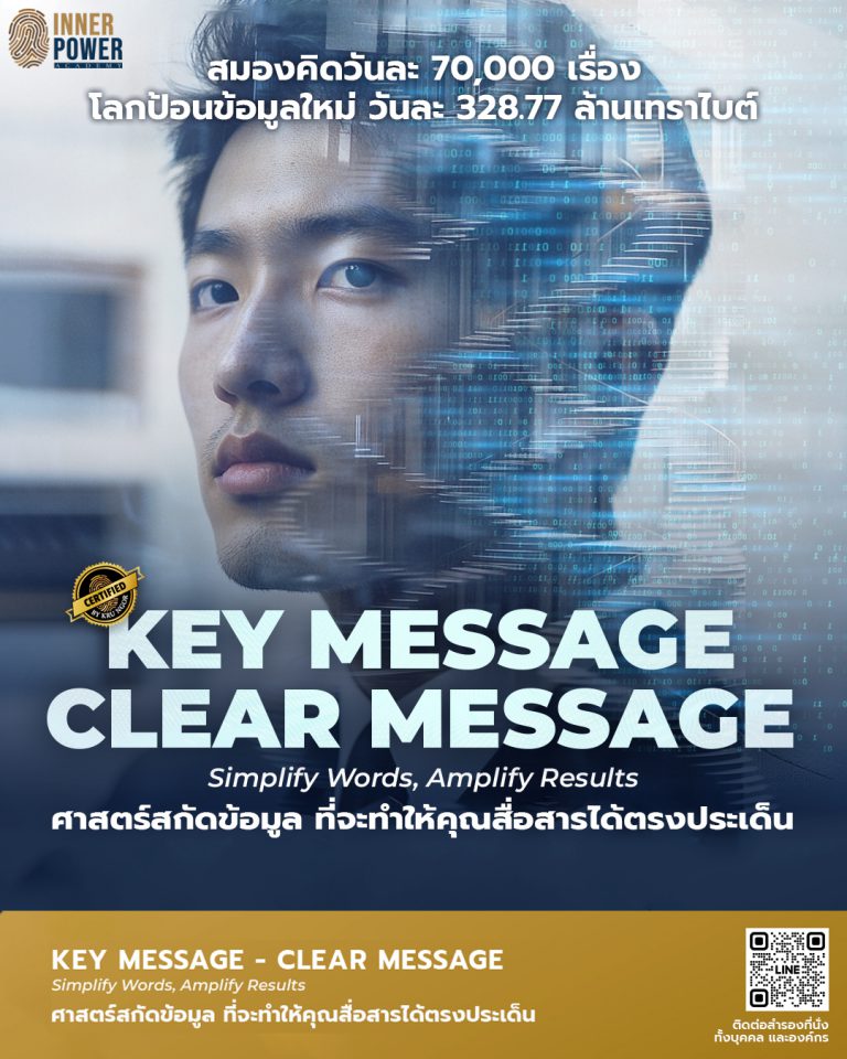 KEY MESSAGE: CLEAR MESSAGE – Inner Power | สถาบันพัฒนาทักษะมนุษย์ และ ...